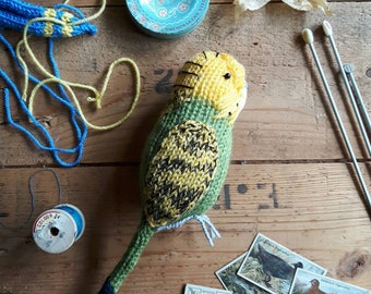 Yellow budgie | Etsy