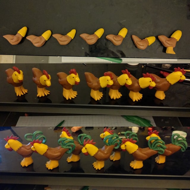 Custom Meeples and Handmade Board Game Tokens by epicycledesigns