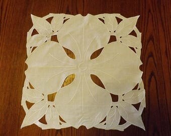 Cutwork linen | Etsy