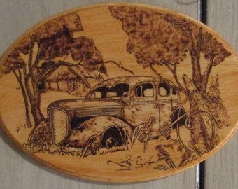 Antique pyrography | Etsy