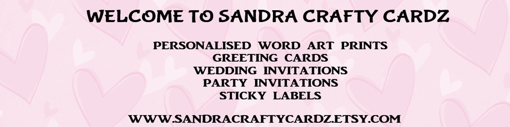 SandraCraftyCardz Personalised Word Art by SandraCraftyCardz