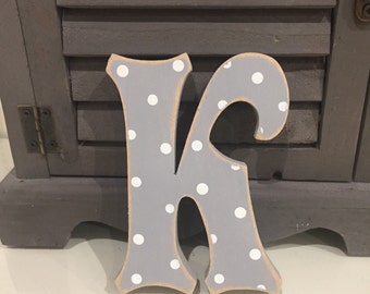 Wooden letter k | Etsy