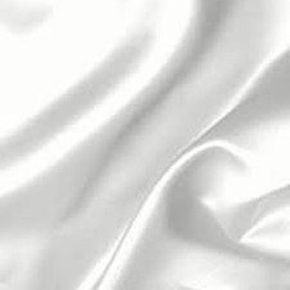 White duchess satin sample only bridal fabric tester