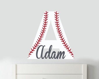 Baseball wall decal | Etsy