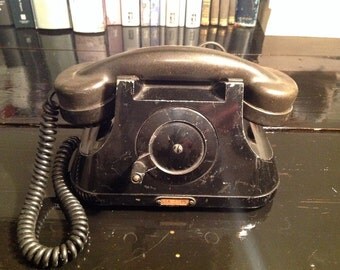 Crank telephone | Etsy