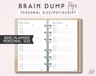 Brain dump notebook | Etsy