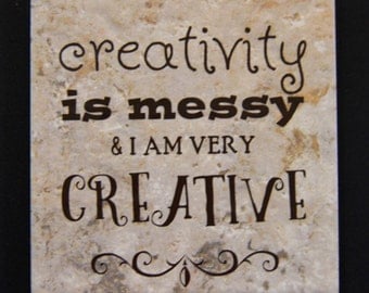 Creativity is messy | Etsy