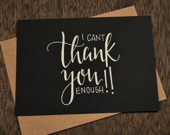 Thank you enough | Etsy