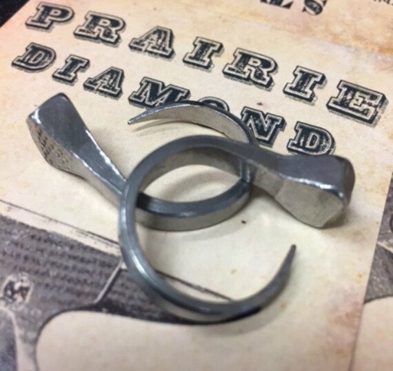 Blacksmith Horseshoe Prairie Diamond Ring