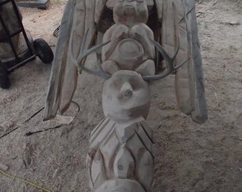 Unique chainsaw carving related items | Etsy