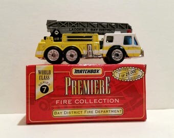 Matchbox fire truck | Etsy