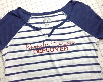 Deployment shirt | Etsy