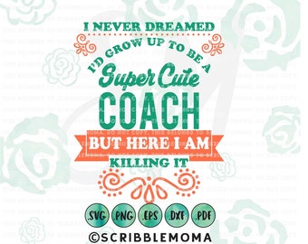 Coach svg file | Etsy