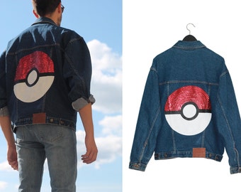 Custom denim jacket | Etsy