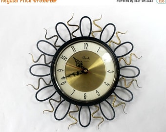 Unique sunburst clock related items | Etsy