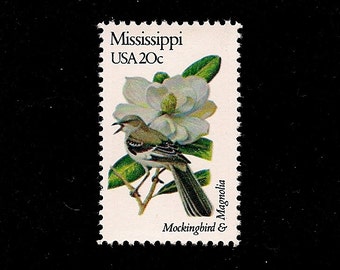 Magnolia stamp | Etsy