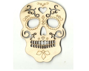 Laser cut skull | Etsy