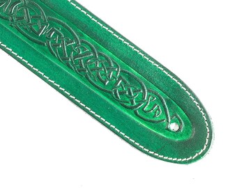 Celtic guitar strap | Etsy
