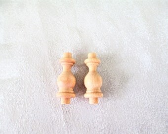 Wood spindles | Etsy