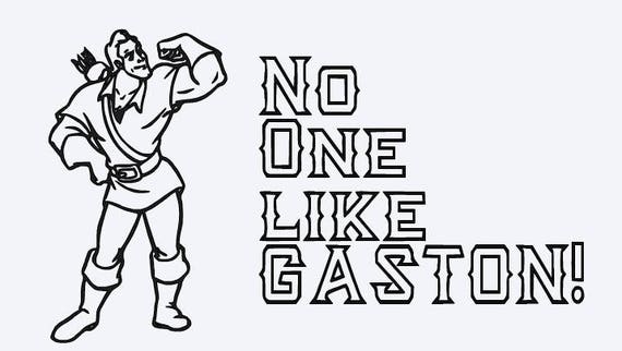SVG, disney, no one like gaston, gaston, gaston svg, beauty and the ...