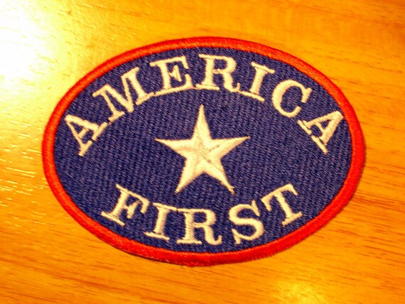 TRUMP America First Embroidered Patch FULL COLOR New for