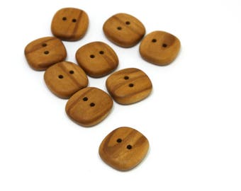 Wooden button | Etsy