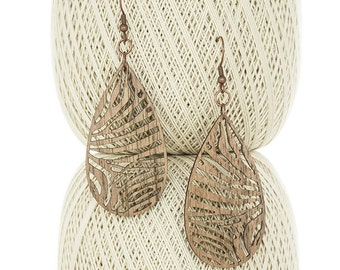 Wooden earrings | Etsy