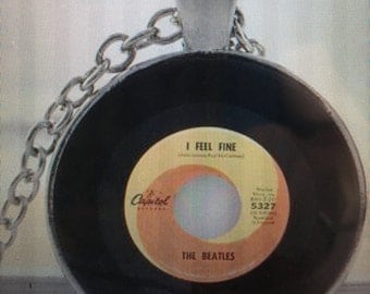 Vinyl record charm | Etsy