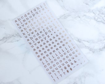 Alphabet stickers | Etsy