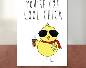 Chicks card | Etsy