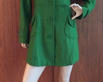 Kelly green wool | Etsy