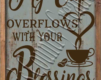 My cup overflows | Etsy