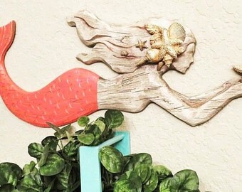 Mermaid wall hanging | Etsy