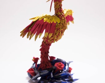 Phoenix figurine | Etsy