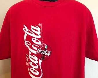 Vintage coke tee | Etsy