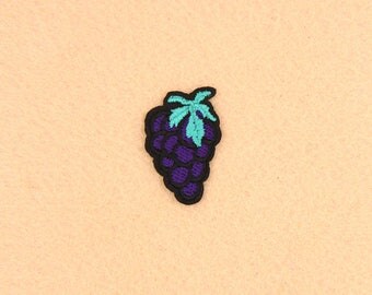 Grape applique | Etsy