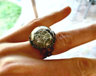 Dandelion ring | Etsy