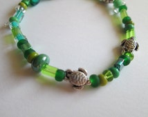 Unique seed bead turtle related items | Etsy