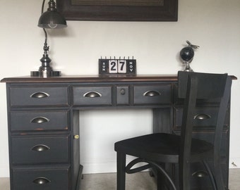 Distressed desk | Etsy
