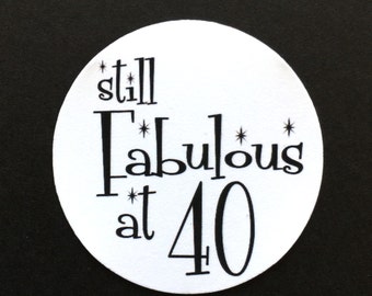 40th Birthday Cake Topper 40 is Hot by CarasScrapNStampArt