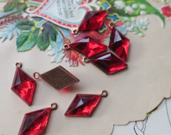 Ruby rhinestones | Etsy