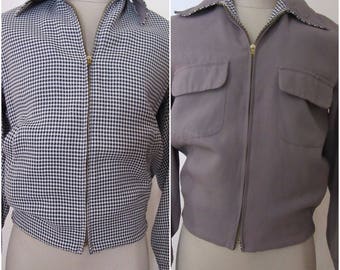 Autumn COAT pattern sewing Reversible jacket sewing pattern