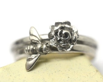 Bee ring | Etsy