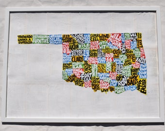 Oklahoma art | Etsy