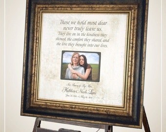 Sympathy photo frame | Etsy