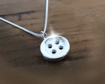 Button necklace | Etsy