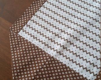 Zig zag table runner | Etsy