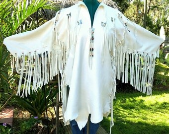 Buckskin shirt | Etsy