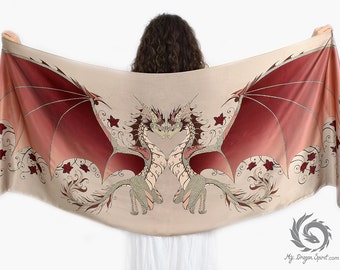 Dragon scarves and fantasy accessories by MyDragonSpirit on Etsy