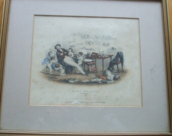 1800s lithograph | Etsy
